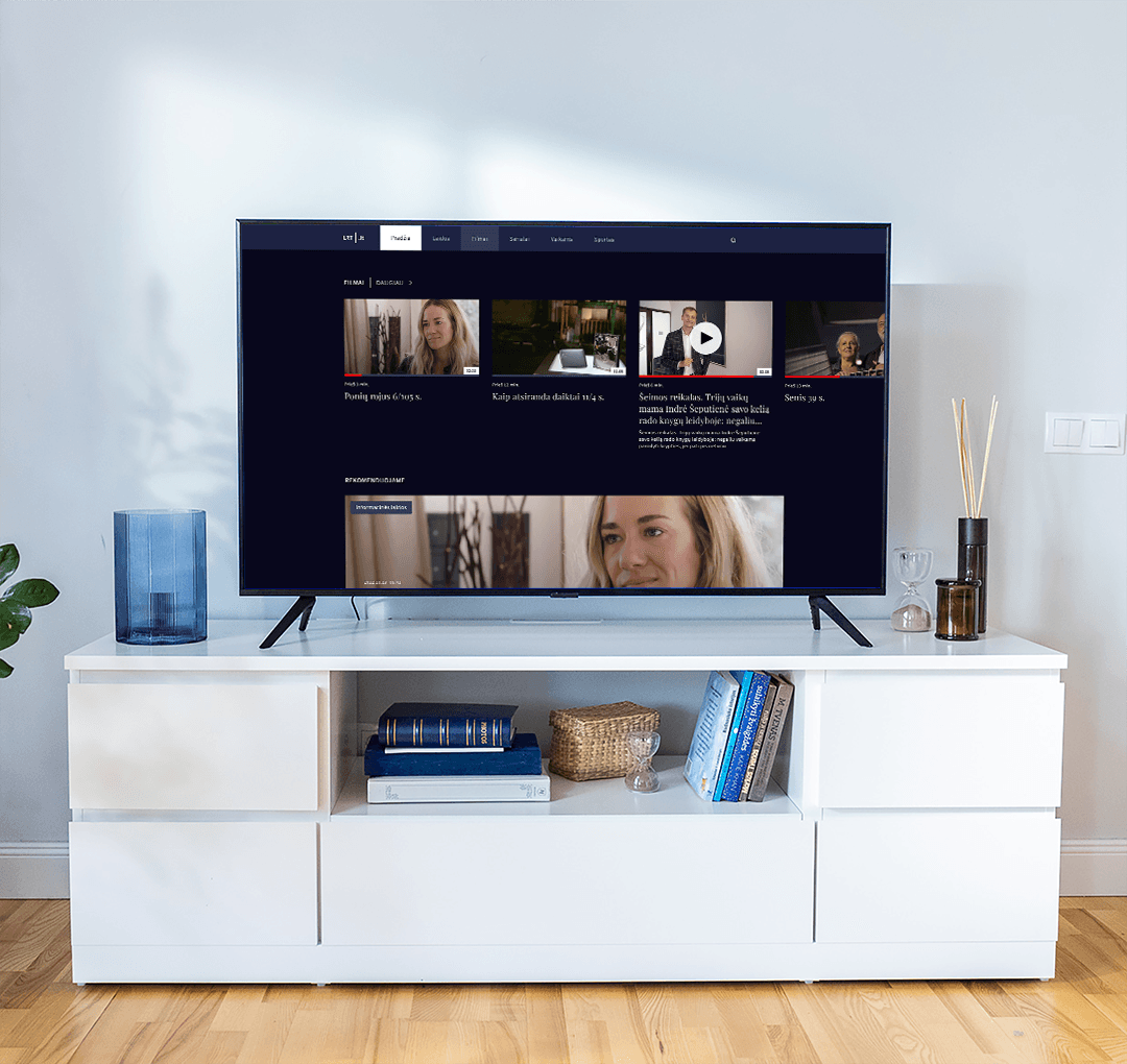 Apie LRT - LRT programėlė išmaniesiems televizoriams